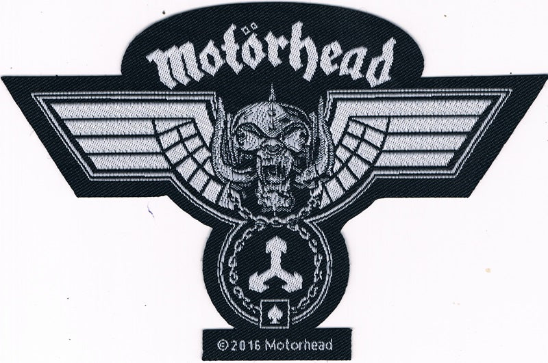 Motorhead | Hammered Shape Woven patch – Goddess.nl