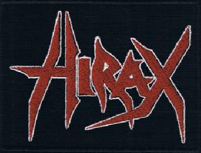 Hirax | Stitched Red White Logo – Goddess.nl