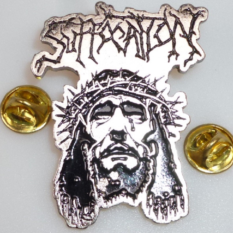 Suffocation | Pin Badge Jesus Wept – Goddess.nl