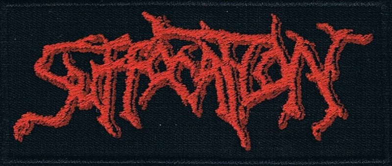 Suffocation | Stitched Red Logo – Goddess.nl