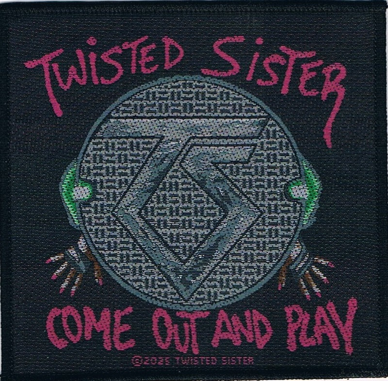 Twisted Sister | Come Out And Play Woven Patch – Goddess.nl