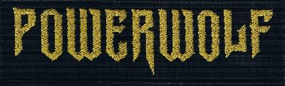 Powerwolf | Stitched Gold Logo – Goddess.nl