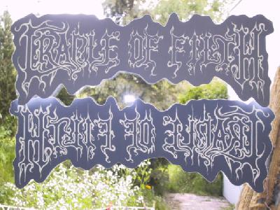 Cradle of Filth | Logo Big Car-window Sticker – Goddess.nl