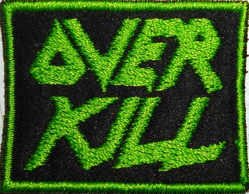 Overkill | Stitched Green Mini Logo – Goddess.nl