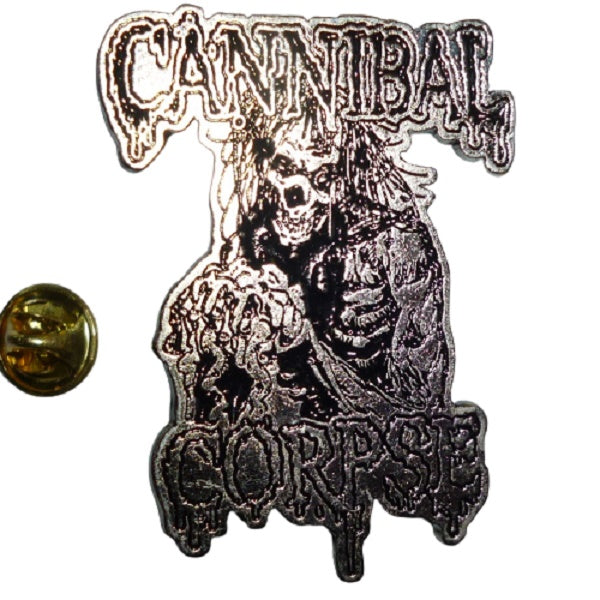 Cannibal Corpse | Pin Badge Zombie Eating Entrails – Goddess.nl